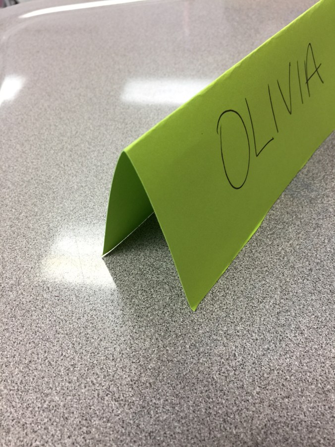 Place Cards / Assigned Seats | Math, Teaching, and Teaching Math